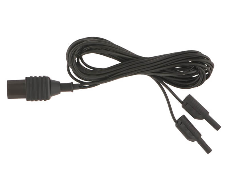 Metrel A 1709 Przewody pomiarowe, czarne, 2x3m