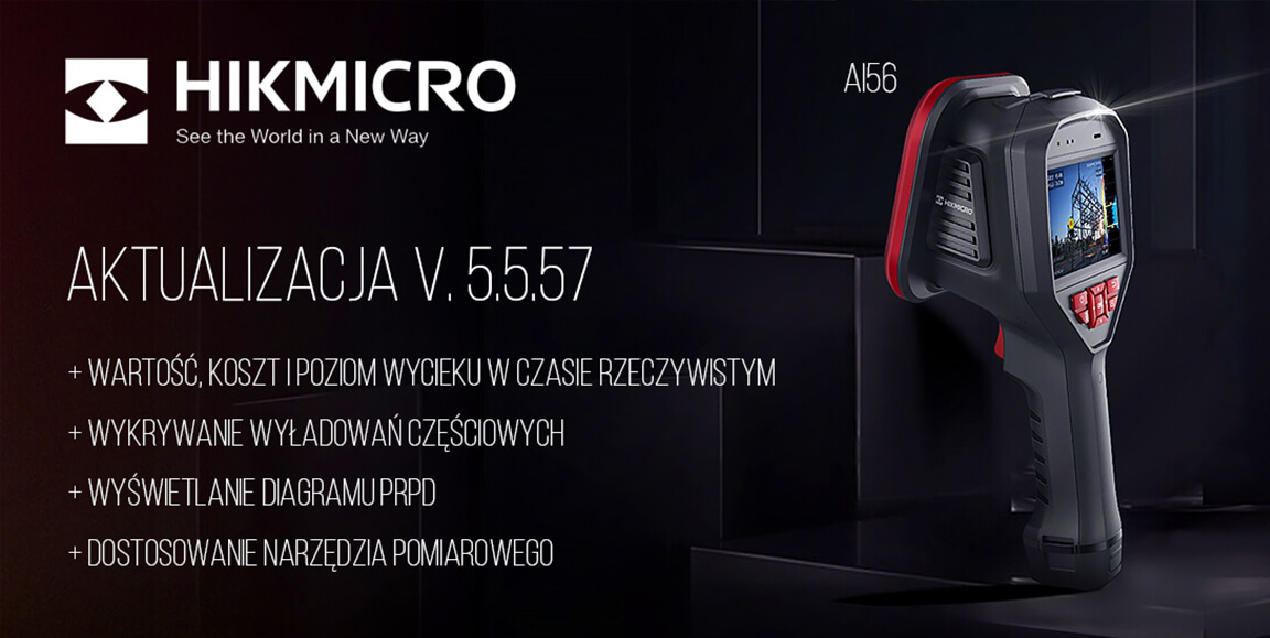 Nowe funkcje kamery akustycznej Hikmicro AI56
