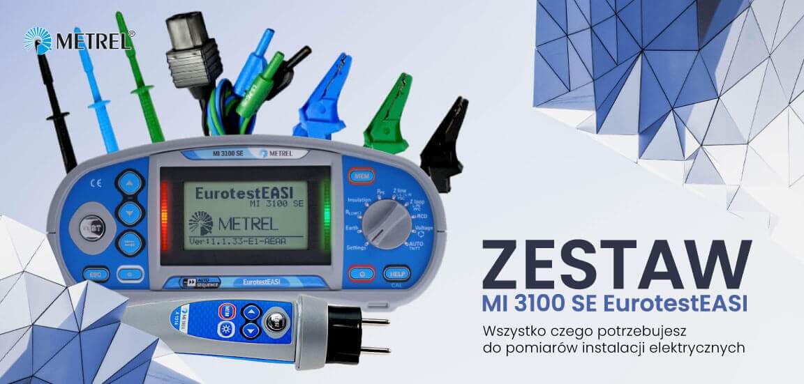 Metrel MI 3100 SE EurotestEASI - Wyjątkowy zestaw promocyjny