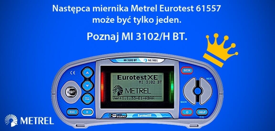 Mierniki instalacji elektrycznych Metrel MI 3102 BT i MI 3102H BT ...