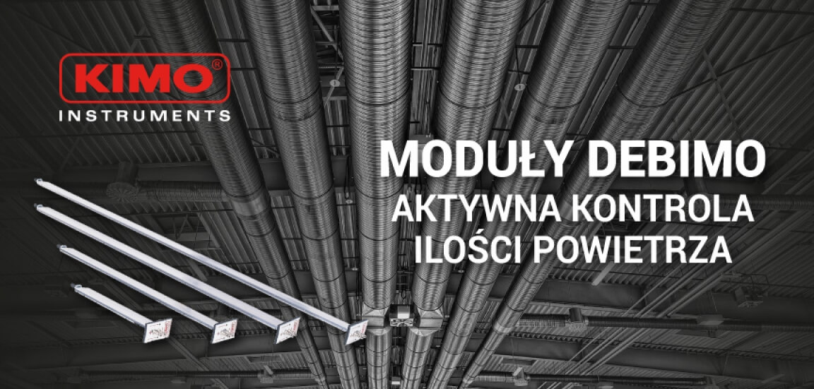 Stały pomiar strumienia przepływu powietrza dzięki modułom DEBIMO
