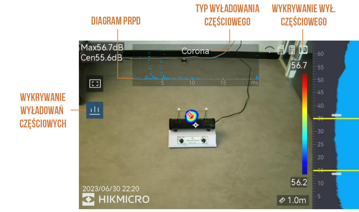 Nowe funkcje kamery akustycznej Hikmicro AI56