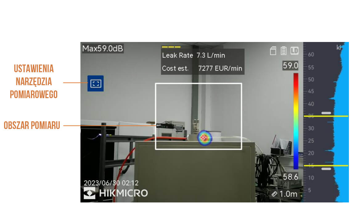 Nowe funkcje kamery akustycznej Hikmicro AI56