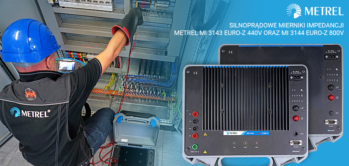 Metrel MI 3144 EURO-Z 800V ST/PV Miernik silnoprądowy impedancji i farm ...