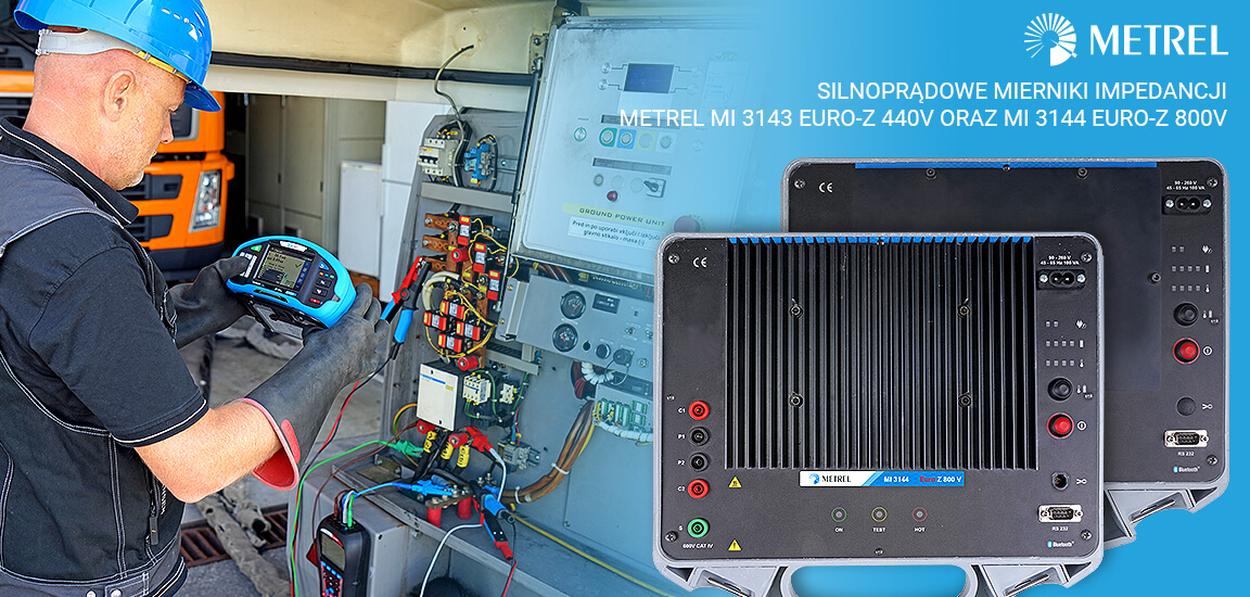 Metrel MI 3144 EURO-Z 800V ST/PV Miernik silnoprądowy impedancji i farm ...